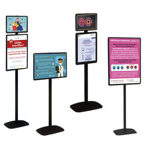 Free-standing display panel - 215354 - EDIMETA - outdoor / advertising ...