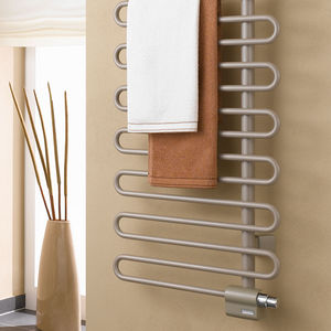 Hot water towel radiator - DIVEO® - KERMI - electric / contemporary / metal