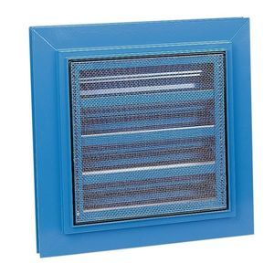 Aluminum ventilation grill - 411 - RENSON - rectangular / exterior ...