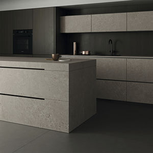 Porcelain stoneware countertop - SENDA ITOP GRIS NATURAL - INALCO - kitchen / bathroom / outdoor