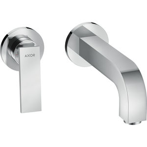 Washbasin mixer tap - 39021000 - Axor - countertop / chromed metal ...