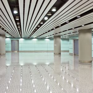 Aluminum suspended ceiling - HQ - Atena spa - strip / for office / for ...