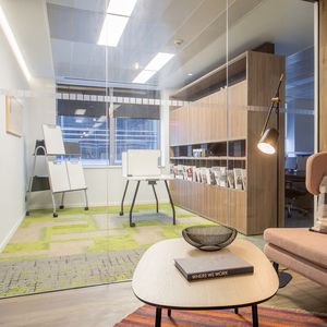 Aluminum suspended ceiling - ENIGMA SPACE - Atena spa - steel / tile ...