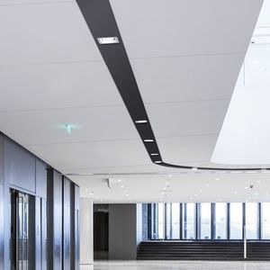 Steel suspended ceiling - BANDRASTER | PARALLEL - Atena spa - mesh ...