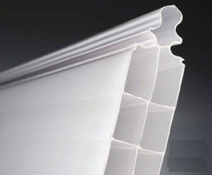 Corrugated polycarbonate sheet - SEPLUX GRECA 7G - SEP - cellular ...
