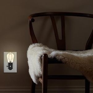 Contemporary night-light - RING - GE Lighting - plastic / white / sensor
