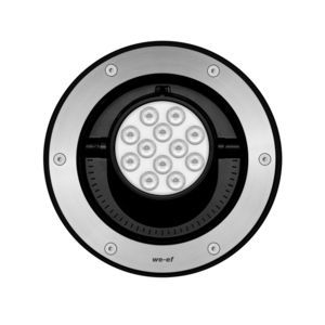 Recessed floor light fixture - EFC100 - WE-EF LEUCHTEN - LED / HID / round
