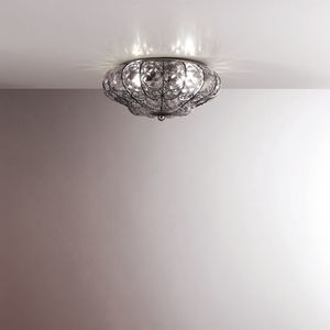 Traditional ceiling lamp - SAN TOMÀ - Siru Lighting - round / glass / LED