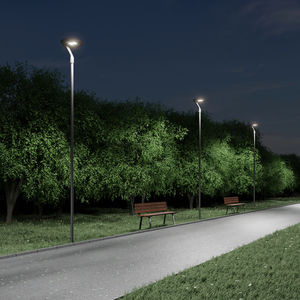 Round lamp post, Round pole light - All architecture and design ...