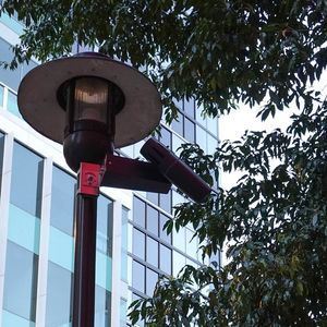 Pole-mounted gobo light projector - All architecture and design ...