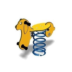 Metal spring rocker - FELIX - TLF srl - HPL / animal / 1-seat