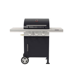 Gas barbecue - Siesta 412 - BARBECOOK - on casters / metal / with ...