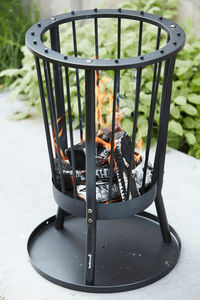 Wood-burning fire pit - Jack 100 - BARBECOOK - steel / round