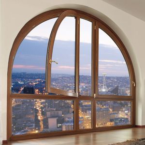 Wooden window - PIVOT - PB FINESTRE - aluminum / pivoting / double-glazed
