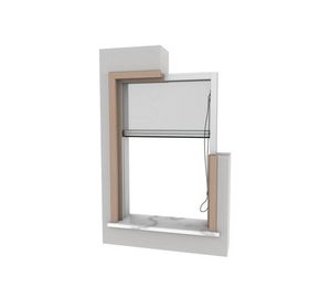 Roll up insect screen - 50 VERTICALE - PRIMED - for windows