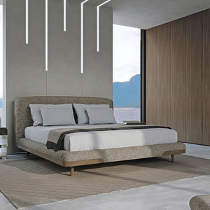 Double bed - Roma - TURRI - contemporary / upholstered / with ...