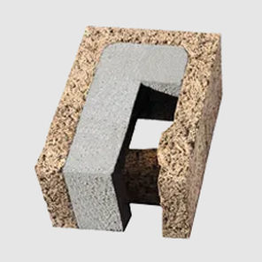 Wood fiber concrete formwork block - TO THE INNER CORNERS - ISOTEX SRL ...