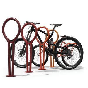 Floor-mounted bike rack - SNAKE - METALCO - painted steel / for public space / for parking lot