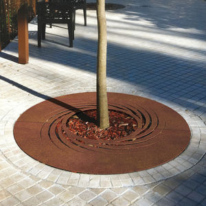 Square tree grate - LAND - METALCO - stainless steel / COR-TEN® steel ...