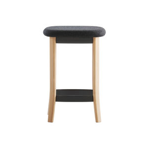 Contemporary stool - ROUTES - Teknion - plastic / powder-coated steel ...