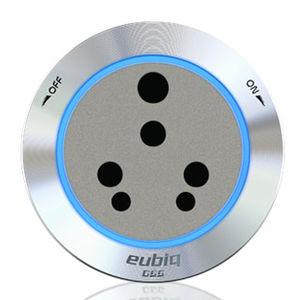 Power socket - ITA STANDARD - Eubiq - surface-mount / polycarbonate ...