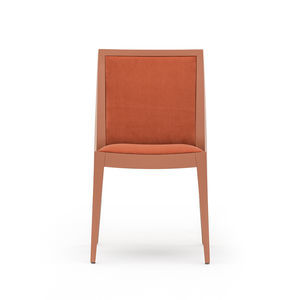 Contemporary chair - LOGICA 00912 - Montbel - indoor / fabric / leather