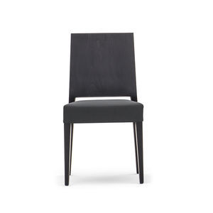 Contemporary chair - LOGICA 00912 - Montbel - fabric / leather / solid ...