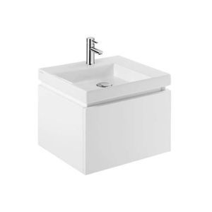 Wall-hung washbasin cabinet - View : 63039 series - Sanindusa - MDF ...