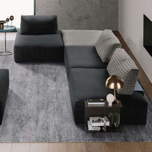 Modular sofa - Sound - Bodema - semicircular / compact / gray