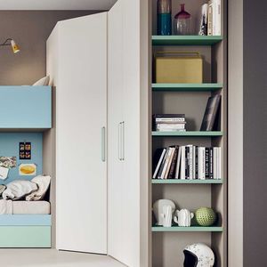 Corner walk-in wardrobe - Naked - Clever - contemporary / metal / custom