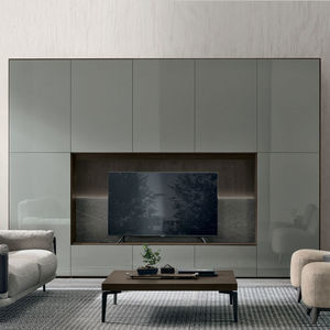 Blue TV wall unit - All architecture and design manufacturers