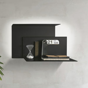 Wall-mounted shelf - MODULAR - Target Point - contemporary / metal / black