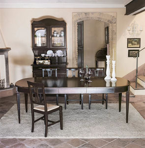 Traditional dining table - ROMEO - Tonin Casa - lacquered wood / wooden ...