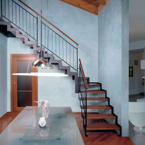 Half-turn staircase - LERICI MINI F1 - ITALIAN FASHION STAIRS - wooden ...