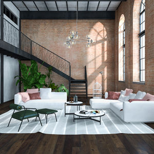 Half-turn staircase - LERICI MINI F1 - ITALIAN FASHION STAIRS - wooden ...