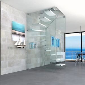 Half-turn staircase - LERICI MINI F1 - ITALIAN FASHION STAIRS - wooden ...