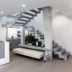 Half-turn staircase - LERICI MINI F1 - ITALIAN FASHION STAIRS - wooden ...