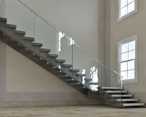 Half-turn staircase - LERICI MINI F1 - ITALIAN FASHION STAIRS - wooden ...