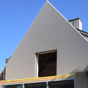 Aluminum cladding - Look Metal - aluminum alloy / interlocking ...
