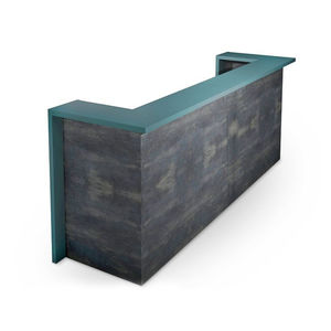 Laminate reception desk - UNIVERSAL - Fit Interiors - melamine ...