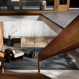 Contemporary rug - BOTANIC - SAGE - BOLON - plain / polyester / PVC