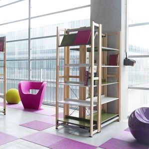 Wooden brochures rack - MAJEO - DPC