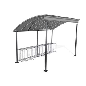 Polycarbonate canopy cycle shelter - COMBI BIKE - Euroform K. Winkler GmbH