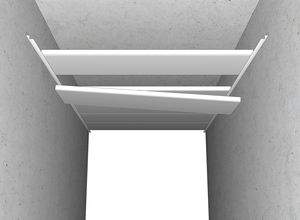 Galvanised steel suspended ceiling - PM5 - Plafometal - panel / for ...