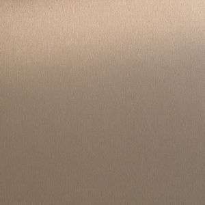 Plain decorative laminate - M6423 BRASS - HOMAPAL GmbH - brushed / HPL