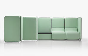 Modular sofa - MUUNDÓ - mminterier - contemporary / fabric / leather