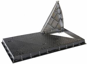 Cast iron manhole cover - TAFO7070-2C - GLS Prefabricados - square