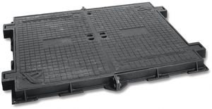 Cast iron manhole cover - TAFO7070-2C - GLS Prefabricados - square
