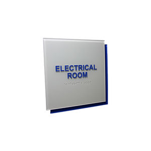 PMMA signage plate, Acrylic signage plate - All architecture and design ...