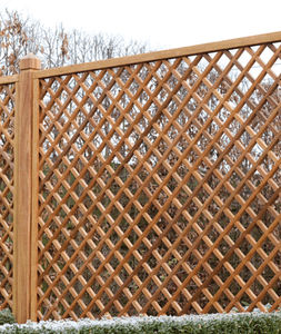 Fence with bars - RIO - Collstrop Garden - garden / wooden / traditional